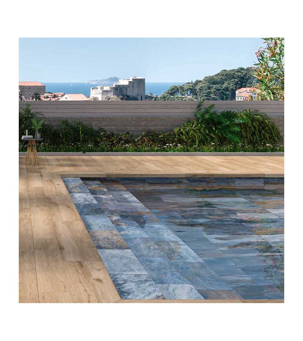 Carrelage piscine Bali blue 30x60